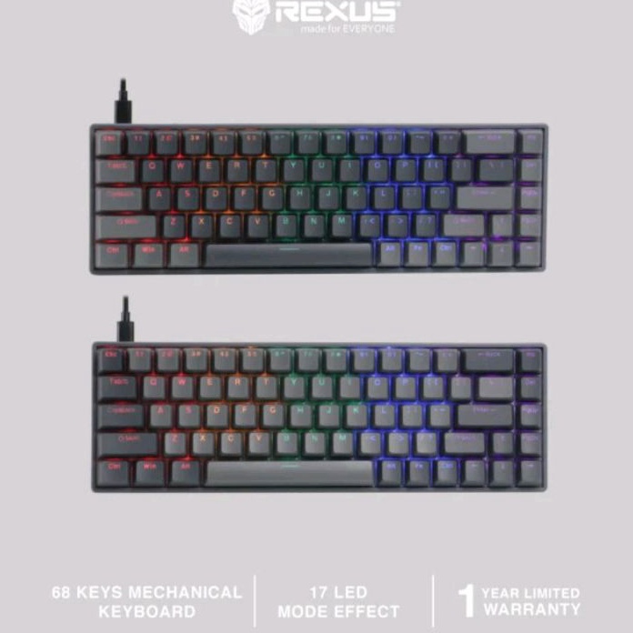 Jual Pilihan Keyboard Gaming Mechanical Rexus KX3 KX3 HEROIC | Shopee Indonesia