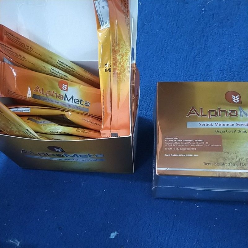 Jual AlphaMeta Alpameta Alpha Meta Serbuk Minuman Sereal Beras Merah ...