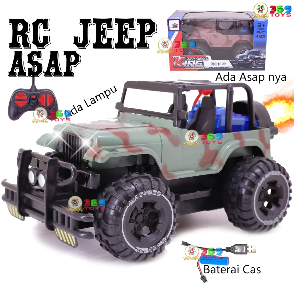 Jual MAINAN RC OFF ROAD KING REMOTE CONTROL JEEP ARMY CLIMBING ...