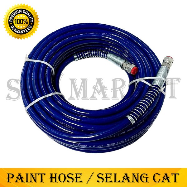 Jual Airless Paint Hose Selang Cat Airless 1/4" x 15 Meter 3300 Psi ...