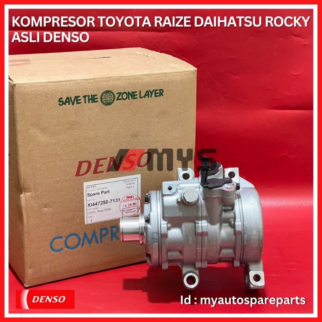 Jual COMPRESSOR AC Mobil TOYOTA Raize Rocky KOMPRESOR ASLI DENSO ...