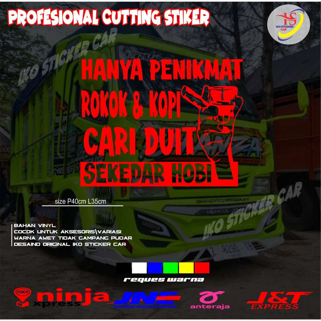 Jual Cutting Stiker Kaca Truk Mobil Canter Pick up L300 Body Samping ...