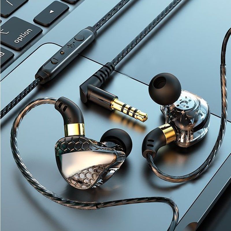 Jual Gaming Headset Berkabel S16 HIFI Superbass Earphones Wired In-Ear ...