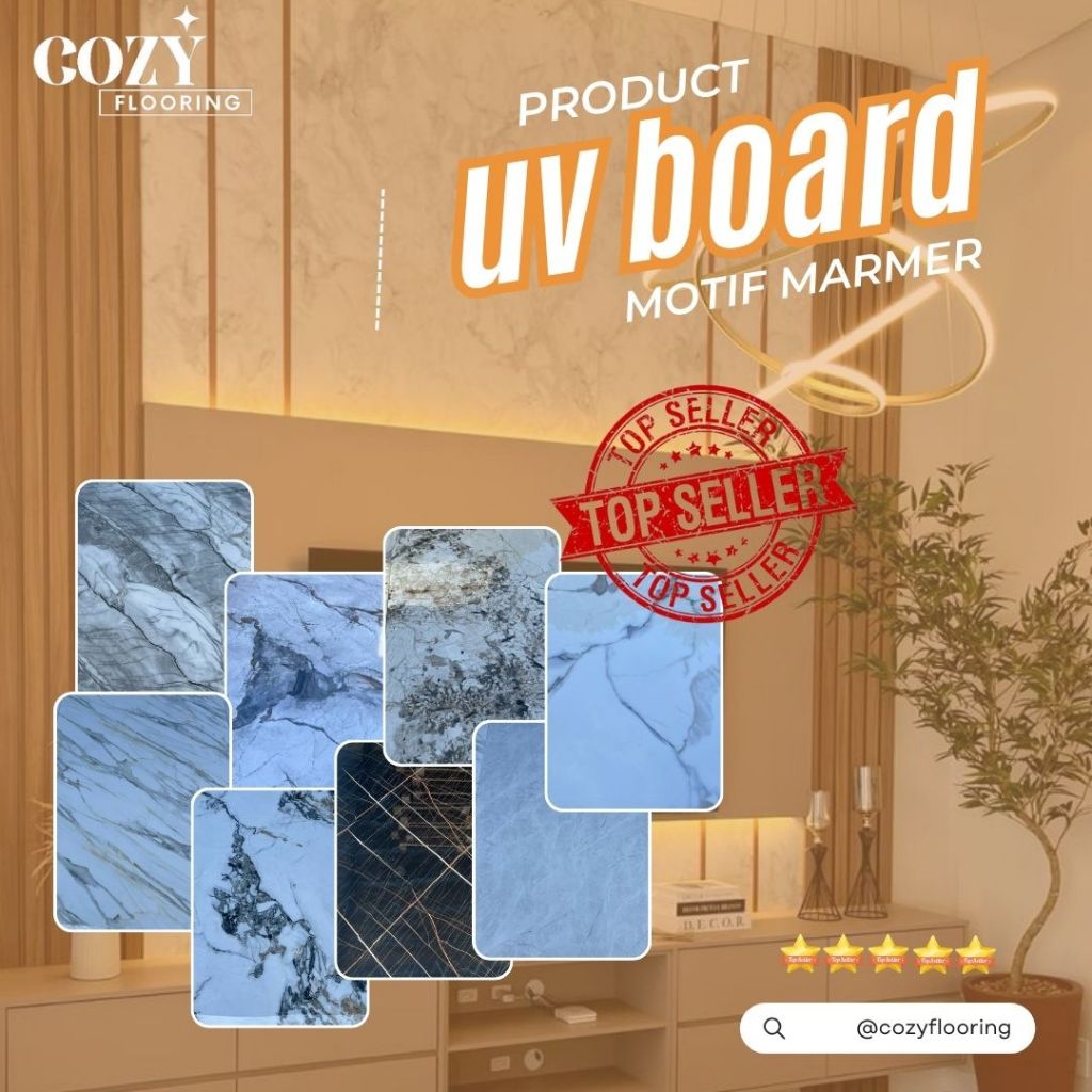 Jual pvc board motif marmer I UV board marmer mewah | Shopee Indonesia