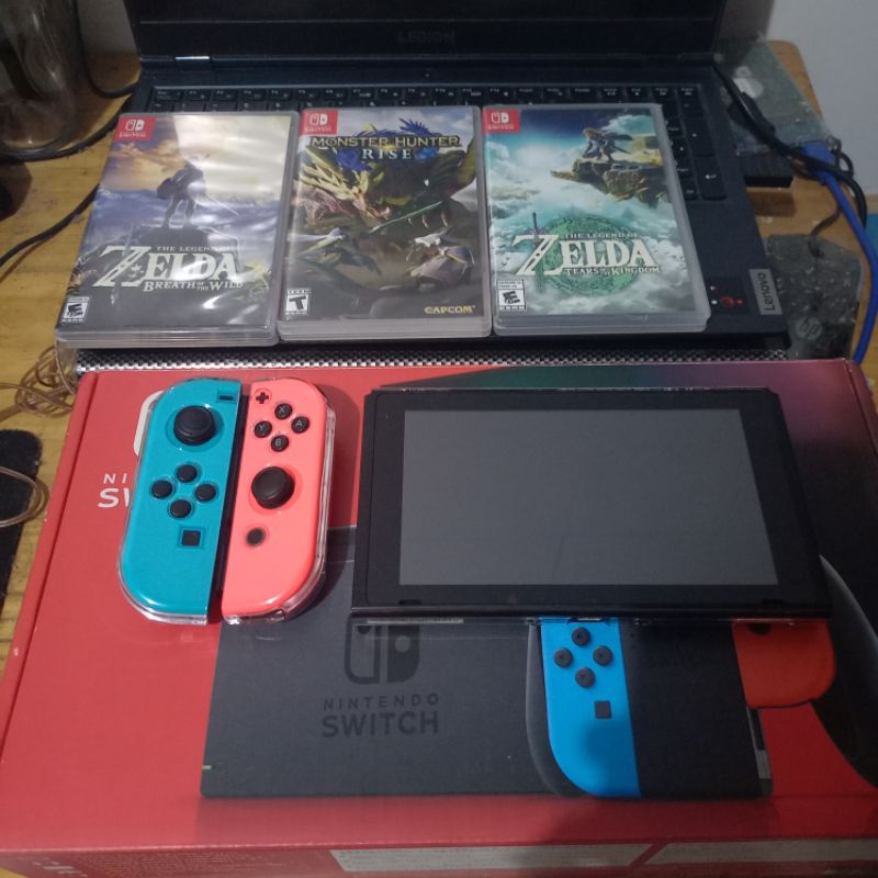 Jual Nintendo Switch V2 OFW bundle | Shopee Indonesia