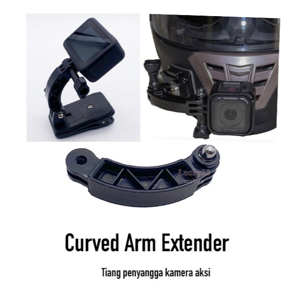 Jual Curved Arm Extender Batang Ekstensi Lentur 7.5cm Batang Tikungan ...