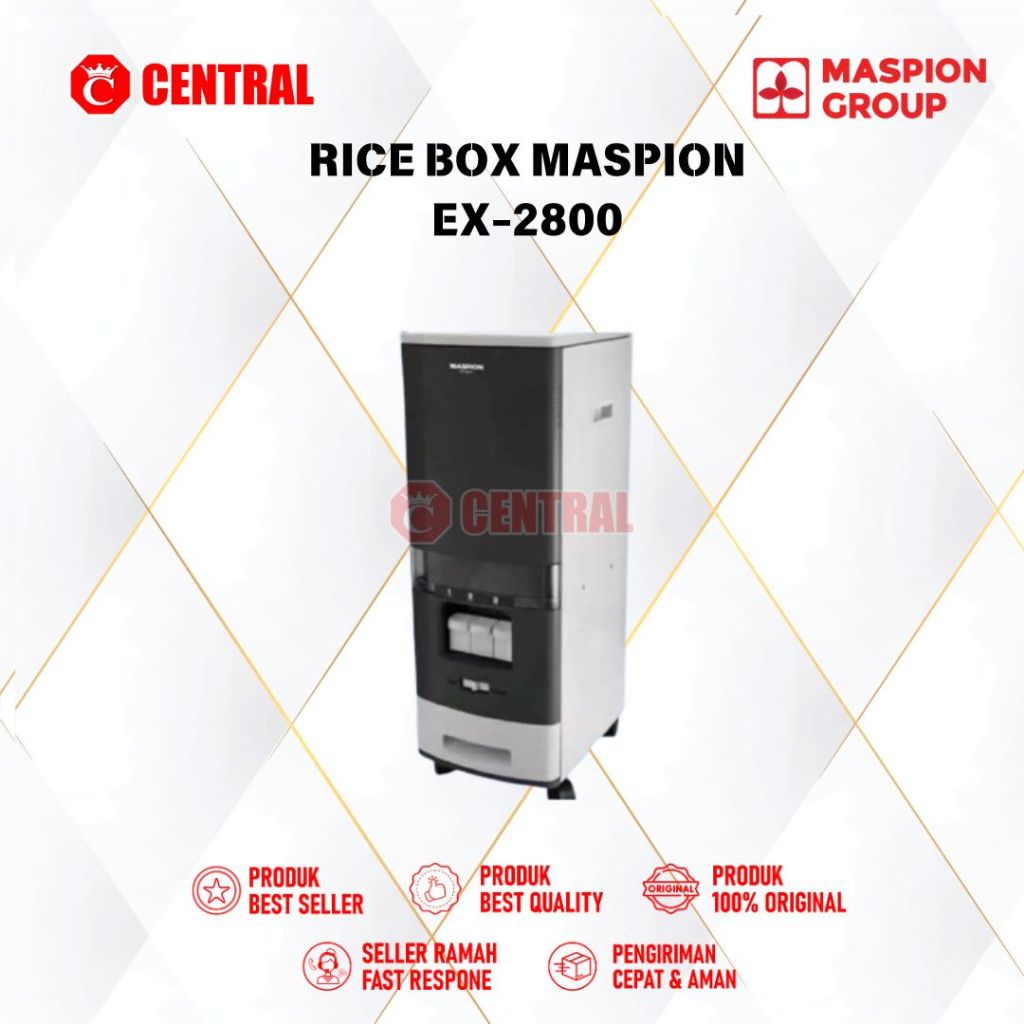 Jual RICE BOX MASPION EX 2800 / MRD 2800 AP/ MRD 2800 GREY / MRD 2801 ...