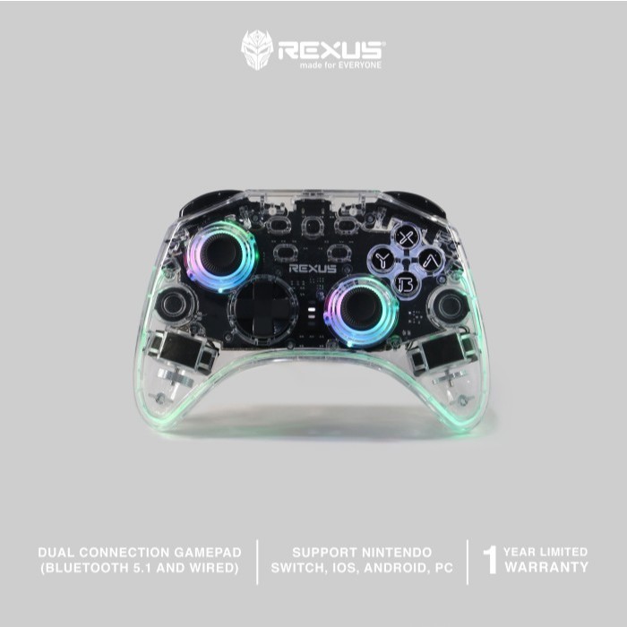 Jual Rexus Gladius GX400 Gamepad Stick Game Pad Joystick Bluetooth 600 ...