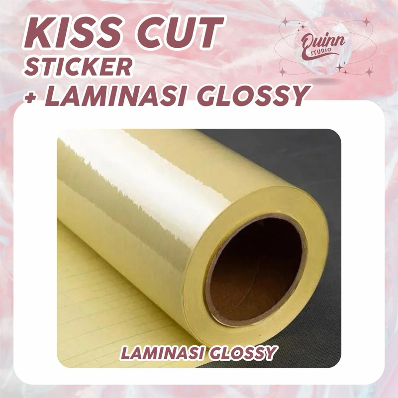 Jual Cetak Sticker + Laminasi Glossy + Cutting Custom Gambar Custom ...