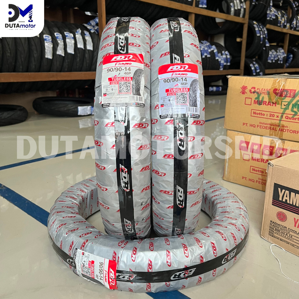 Jual BAN LUAR FDR – FLEMINO 90/90-14 + PENTIL TUBELESS | Shopee Indonesia