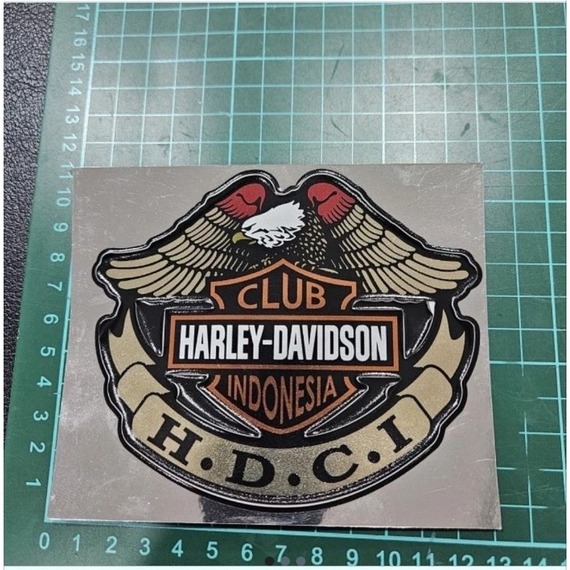 Jual Stiker harley davidson HDCi 6 warna crome ukuran ada difoto ...