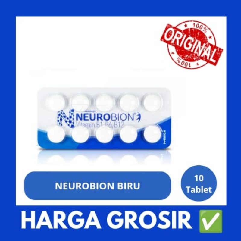 Jual NEUROBION BIRU - ISI 10 TABLET | Shopee Indonesia
