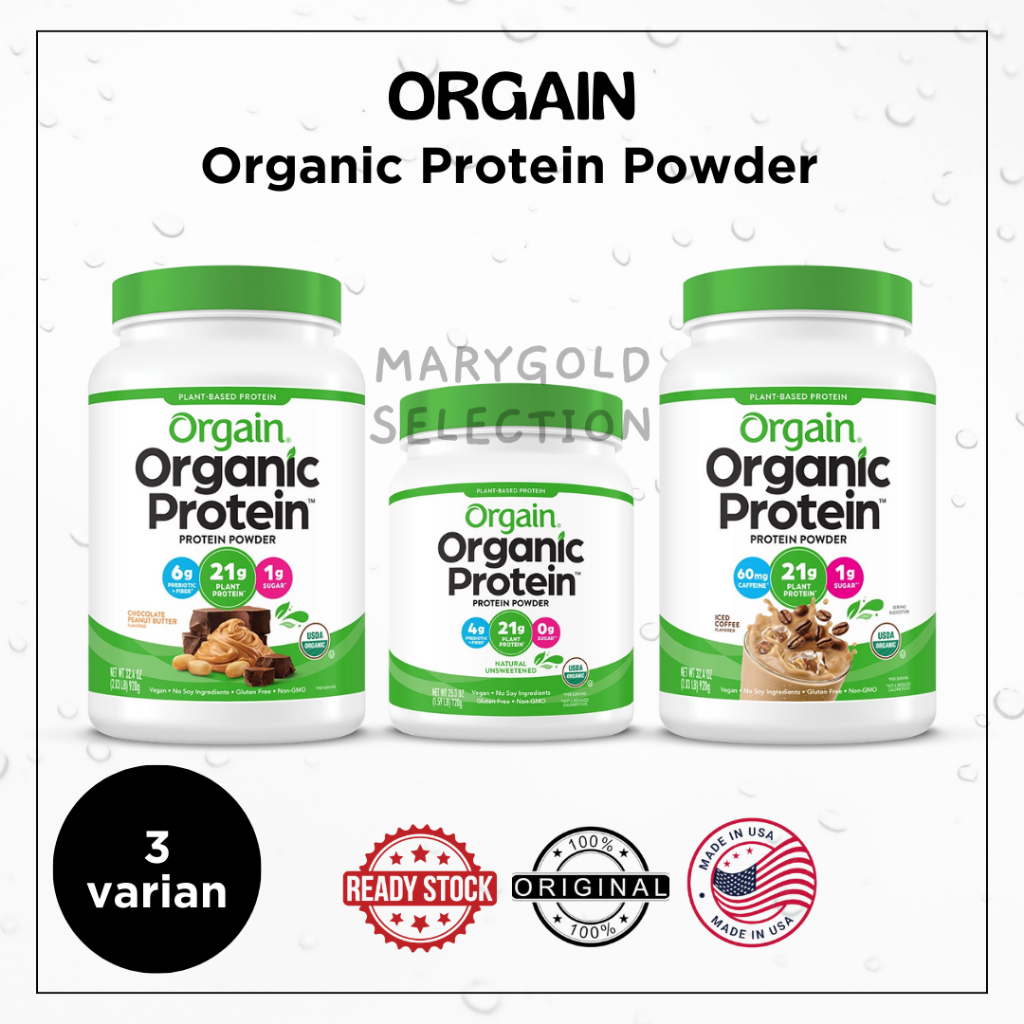 Jual Orgain Organic Protein Plant Based Protein Powder 720gr 920gr ...
