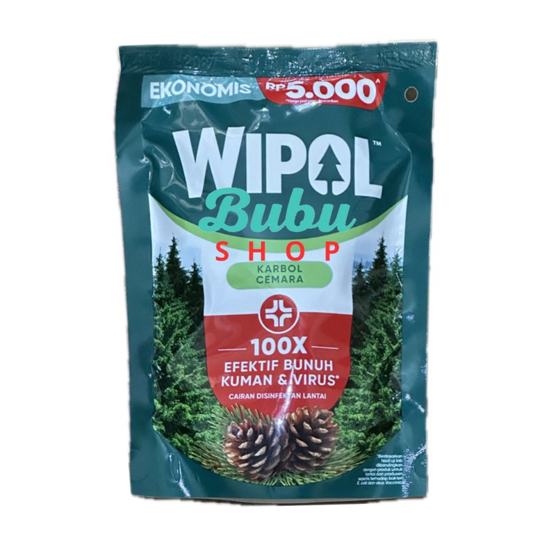 Jual Wipol Sabun Karbol Pembersih Lantai Karbol Cemara Ekonomis Pouch ...