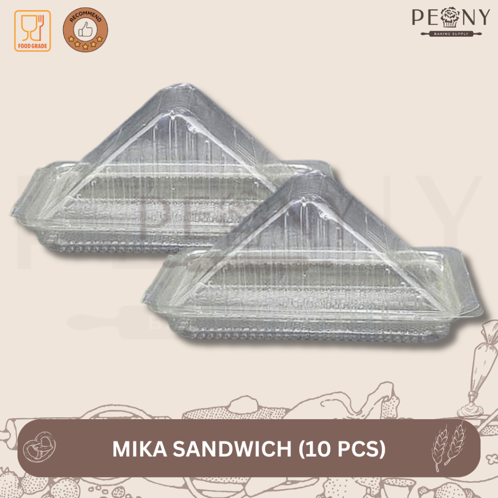 Jual (10 PCS) MIKA SANDWICH / MIKA SEGITIGA | Shopee Indonesia