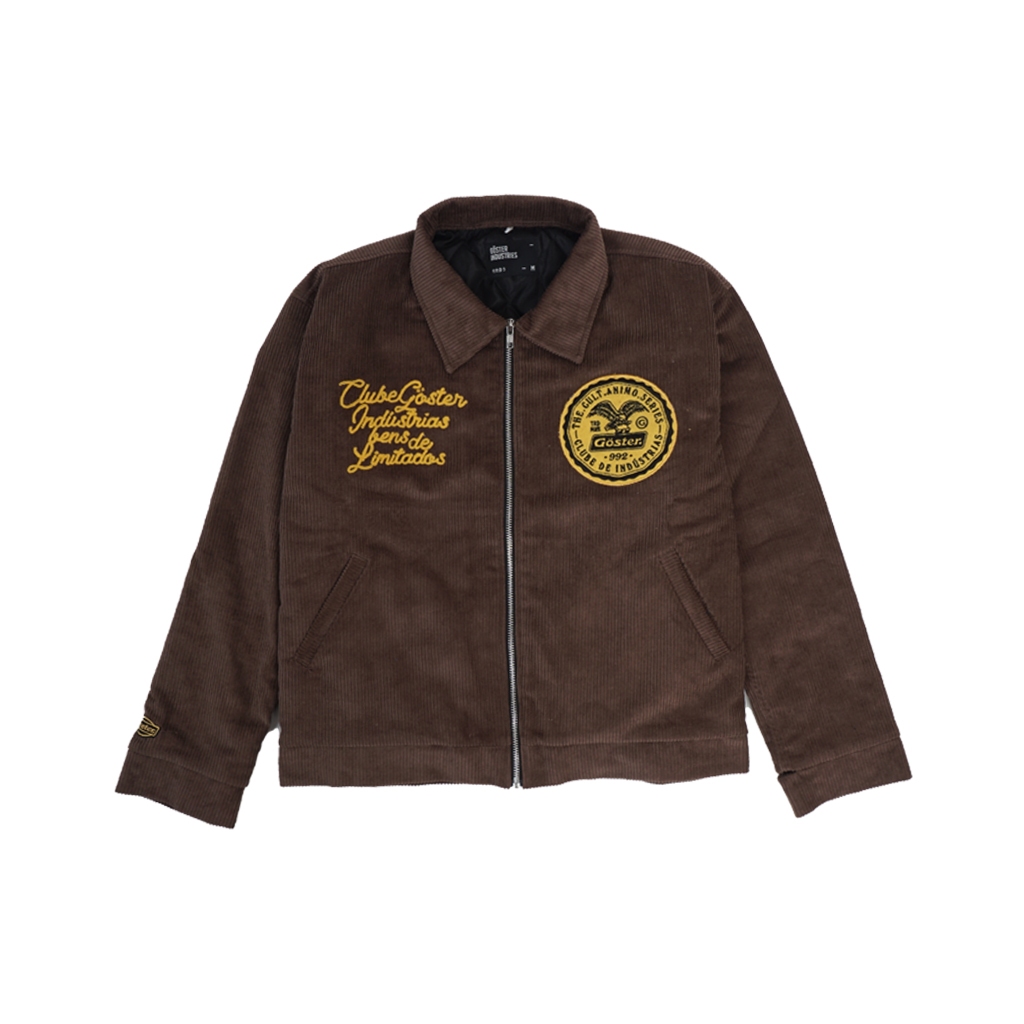 Jual Goster Work Jacket Boxy Fit Corduroy - Vermont Brown | Shopee ...