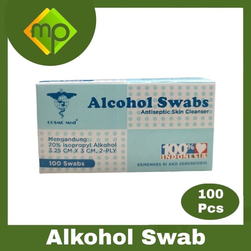 Jual Tissu Alkohol Alkohol Swab Cosmo Med Tisu Basah | Shopee Indonesia