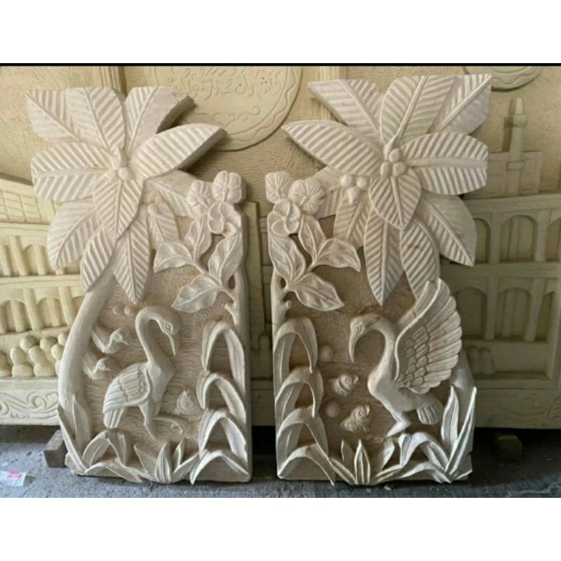 Jual BATU ALAM ORNAMEN 3D UKIR 30x60 Cm | Shopee Indonesia
