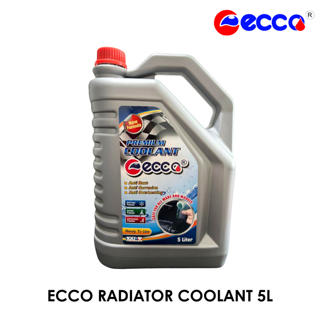 Jual Air Radiator Coolant ECCO 5L Premium | Shopee Indonesia
