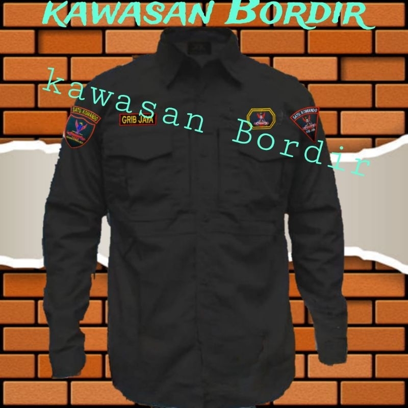 Jual Terbaru kemeja ormas grib jaya seragam ormas grib jaya kemeja ...