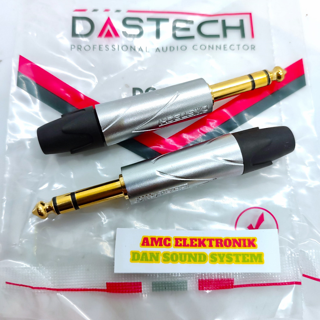 Jual JACK AKAI STEREO JEK TOA 6,5 PIN GOLD JACK AKAI STEREO DASTECH ...