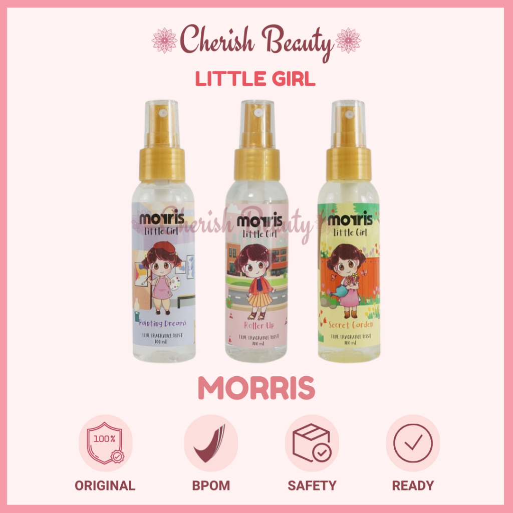 Jual Morris Parfum ORIGINAL Anak Cewek Little Girls Body Mist Spray 100 ...