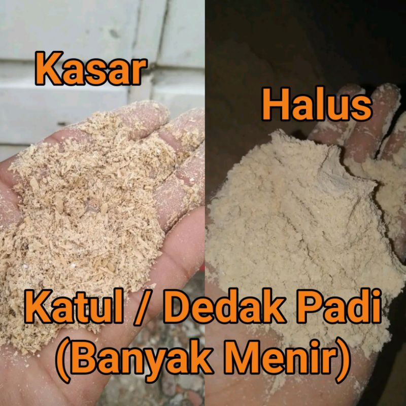 Jual PAKAN TERNAK Katul/Dedak Banyak Menir 500g. Kasar dan Halus, Pakan ...