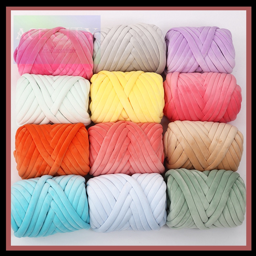 Jual Benang Rajut Chunky Yarn Jumbo Cotton Tube Knit Benang 25Gr m V4J9 ...