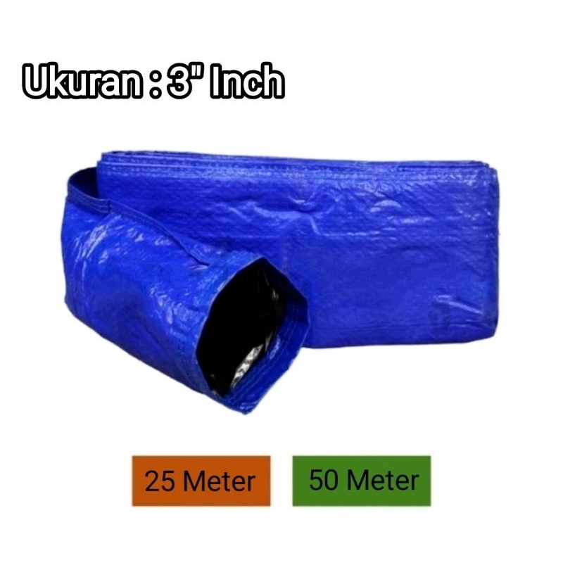 Jual Selang Terpal 3" Inch 3 Dim Slang Drip Irigasi | Shopee Indonesia