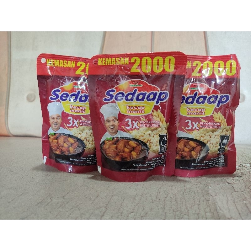 Jual Kecap Sedap Kecap Manis Kemasan 2000an 85gr (paket 5 pcs) | Shopee ...