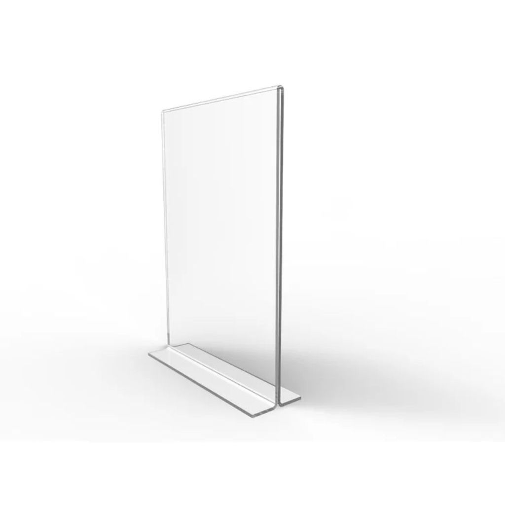 Jual PP Akrilik Tegak A6 Model T Acrylic Clear Papan Kartu Bisnis ...