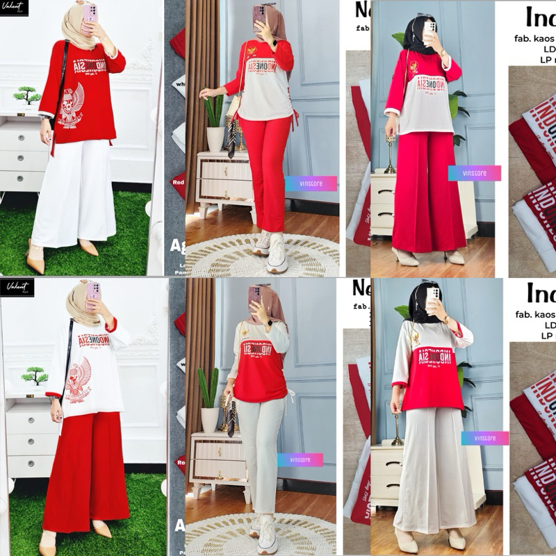 Jual SPESIAL KEMERDEKAAN | SETELAN KEMERDEKAAN ONE SET MERAH PUTIH SPESIAL 17 AGUSTUS SETELAN ...