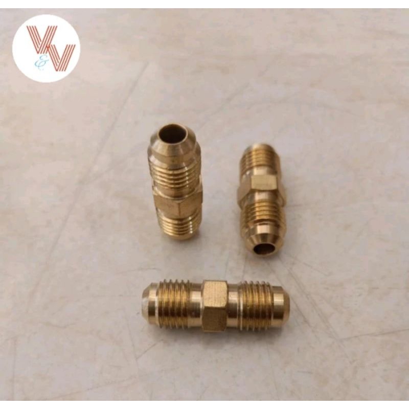 Jual nepel tengah/double nepel AC 1/4" | Shopee Indonesia