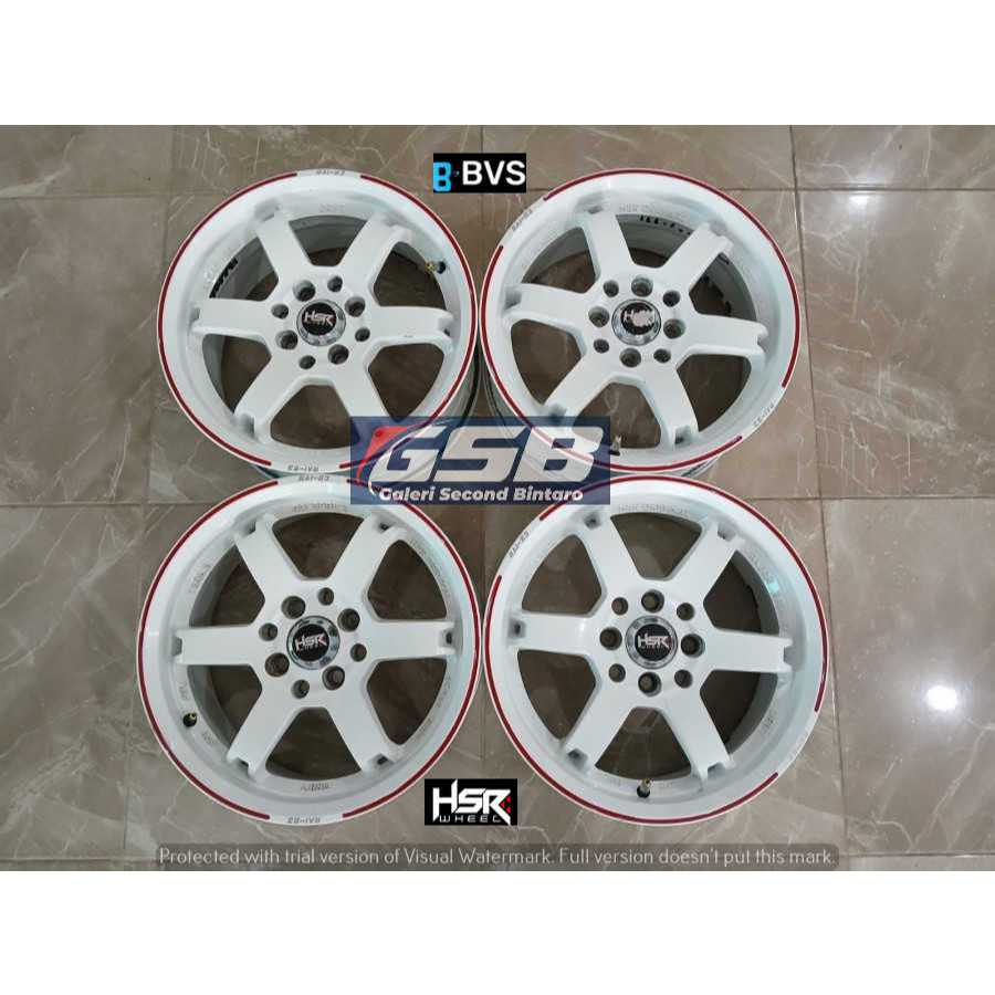 Jual VELG SEKEN RAI-S3(HSR) R15 X6,5 8X100/114,3 ET42 WHITE + BAN SX2 ...
