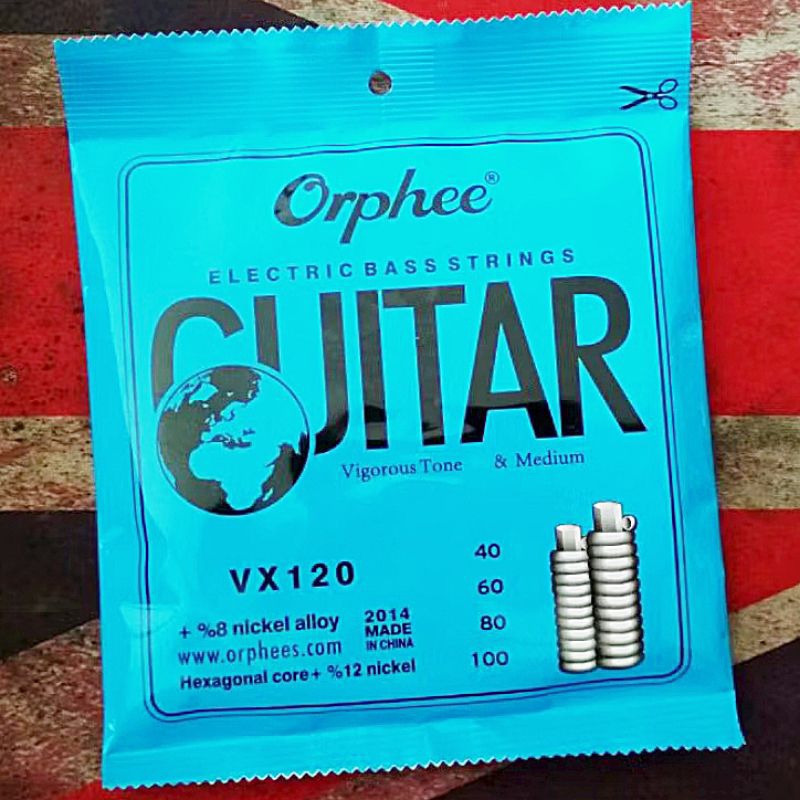 Jual Senar Bass Orphee VX120 4 Senar Nickel Gauge 0.40-100 | Shopee ...