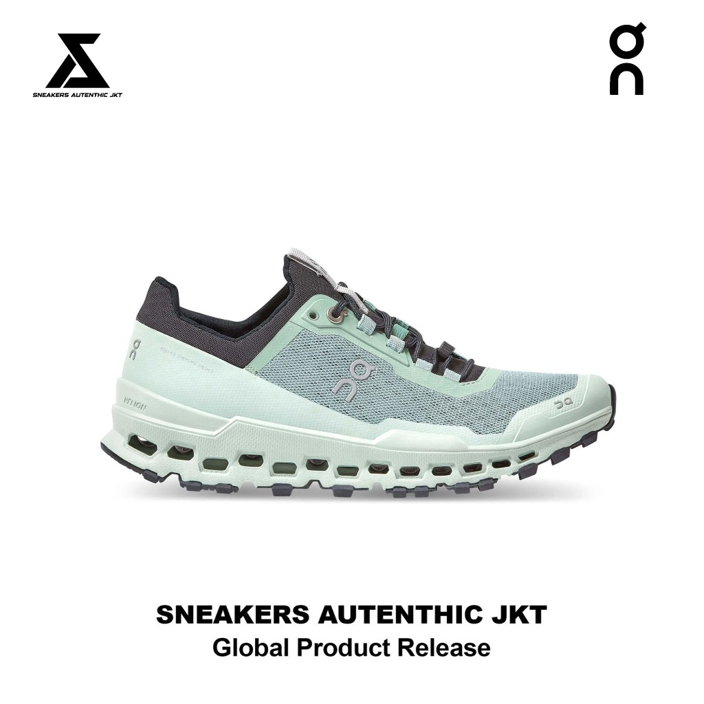 Jual Sepatu On Running Men's CLoud Ultra Light Blue-Green Global ...