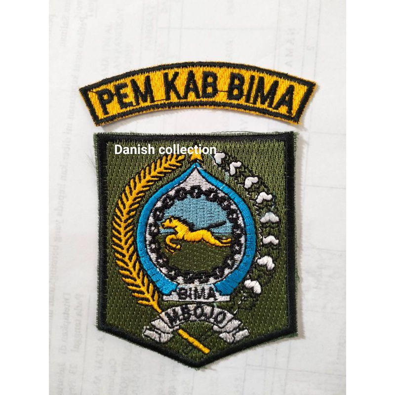 Jual BET BORDIR LOGO LAMBANG PEMKAB KABUPATEN BIMA NTB NUSA TENGGARA ...