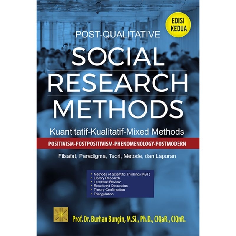 Jual Buku POST-QUALITATIVE SOCIAL RESEARCH METHODS: Kuantitatif ...