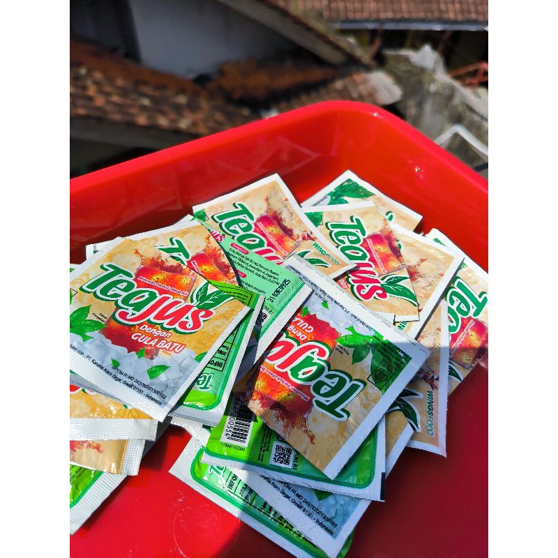 Jual 100 Bungkus Sachet Teajus / Bungkus Sachet Bekas / Untuk Kerajinan ...