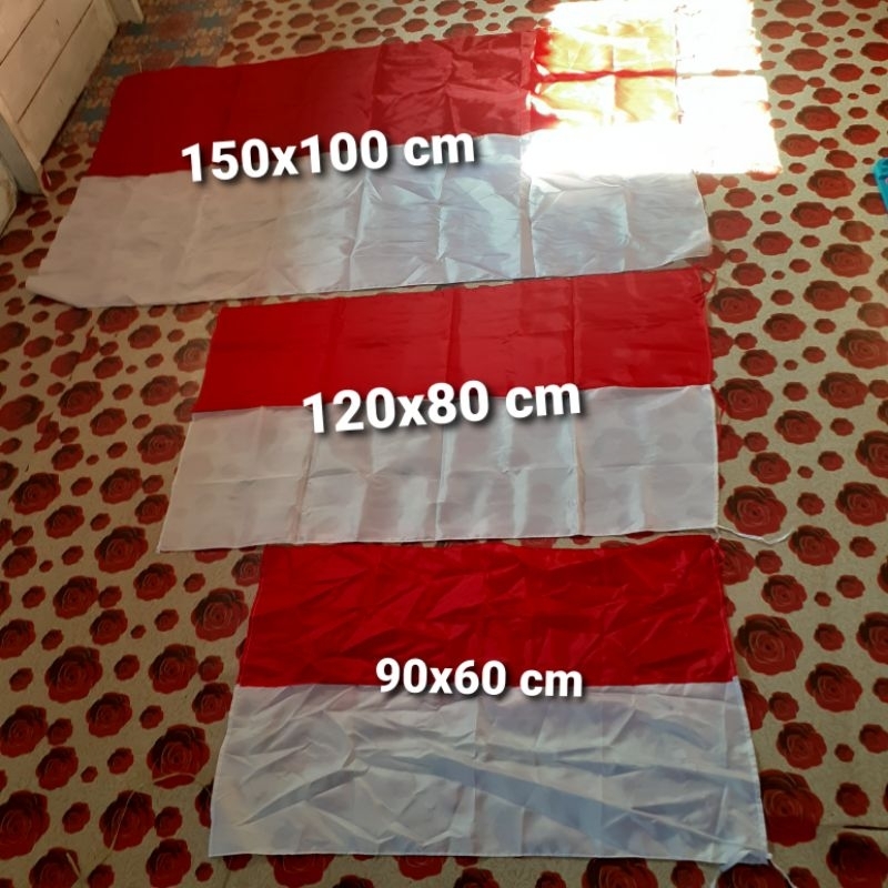 Jual BENDERA MERAH PUTIH UKURAN 120x80 CM | Shopee Indonesia