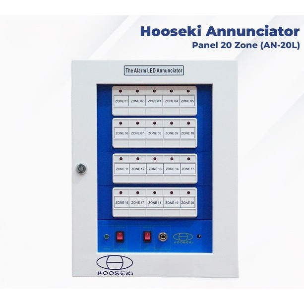 Jual HOOSEKI Fire Alarm Announciator Panel 20 Zone AN-20L | Shopee Indonesia