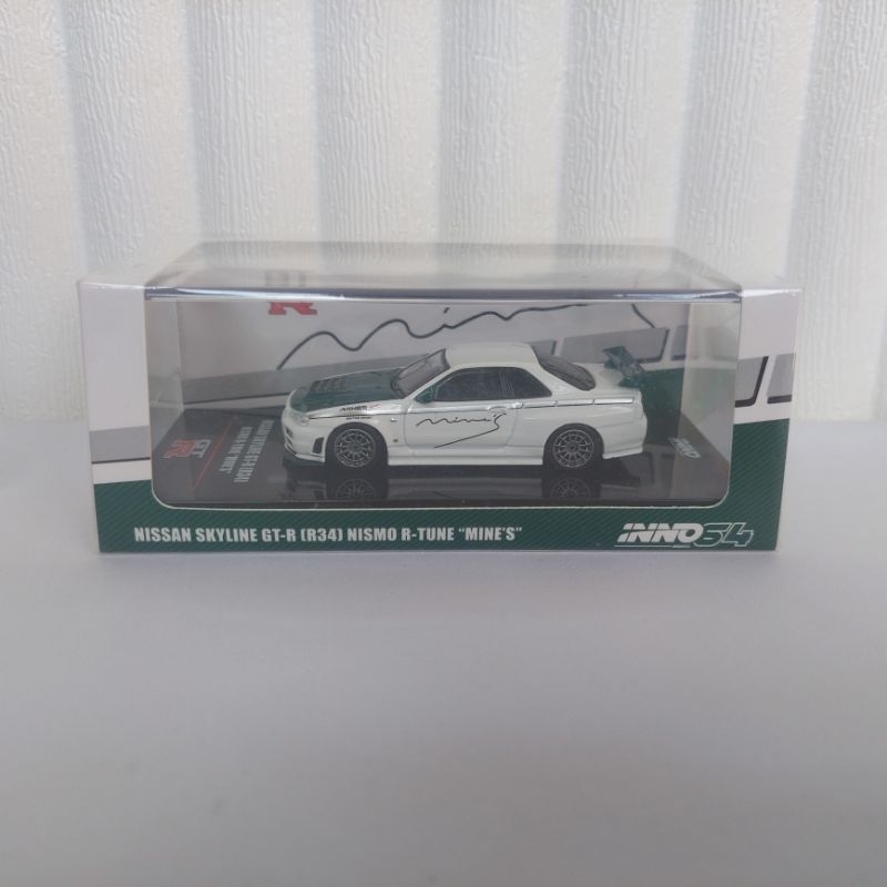 Jual Inno64 Nissan Skyline GT-R R34 Nismo R-Tune Mine's | Shopee Indonesia