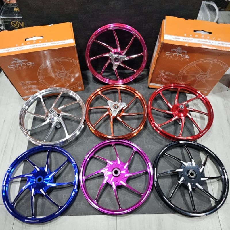 Jual Velg Velek CMG MG801 CNC R17 P8 17 x 160 Yamaha Aerox Old New ...