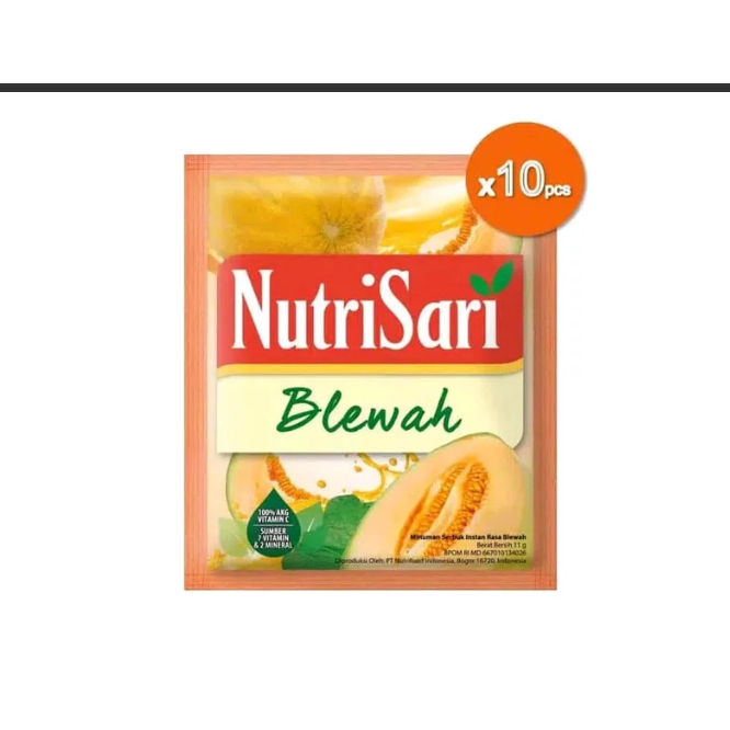 Jual Nutrisari Rasa Blewah Minuman segar isi 10pcs | Shopee Indonesia
