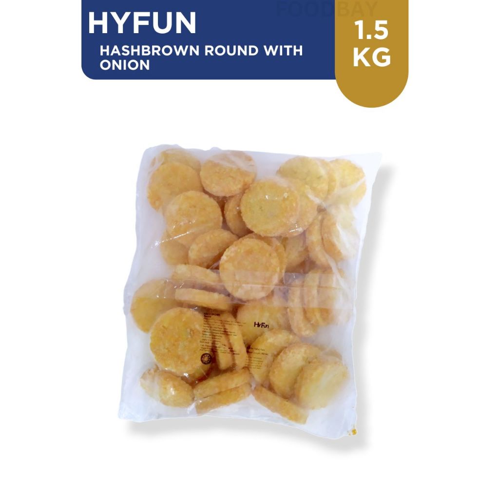 Jual HYFUN Hashbrown Round with Onion 1.5 Kg | Shopee Indonesia