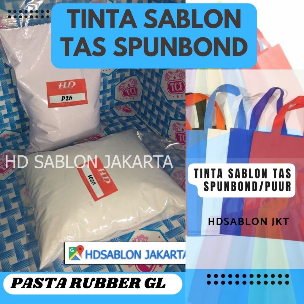 Jual PASTA rubber GL SABLON TAS spUnbond / pur / tote bag /420/ GOODIE ...