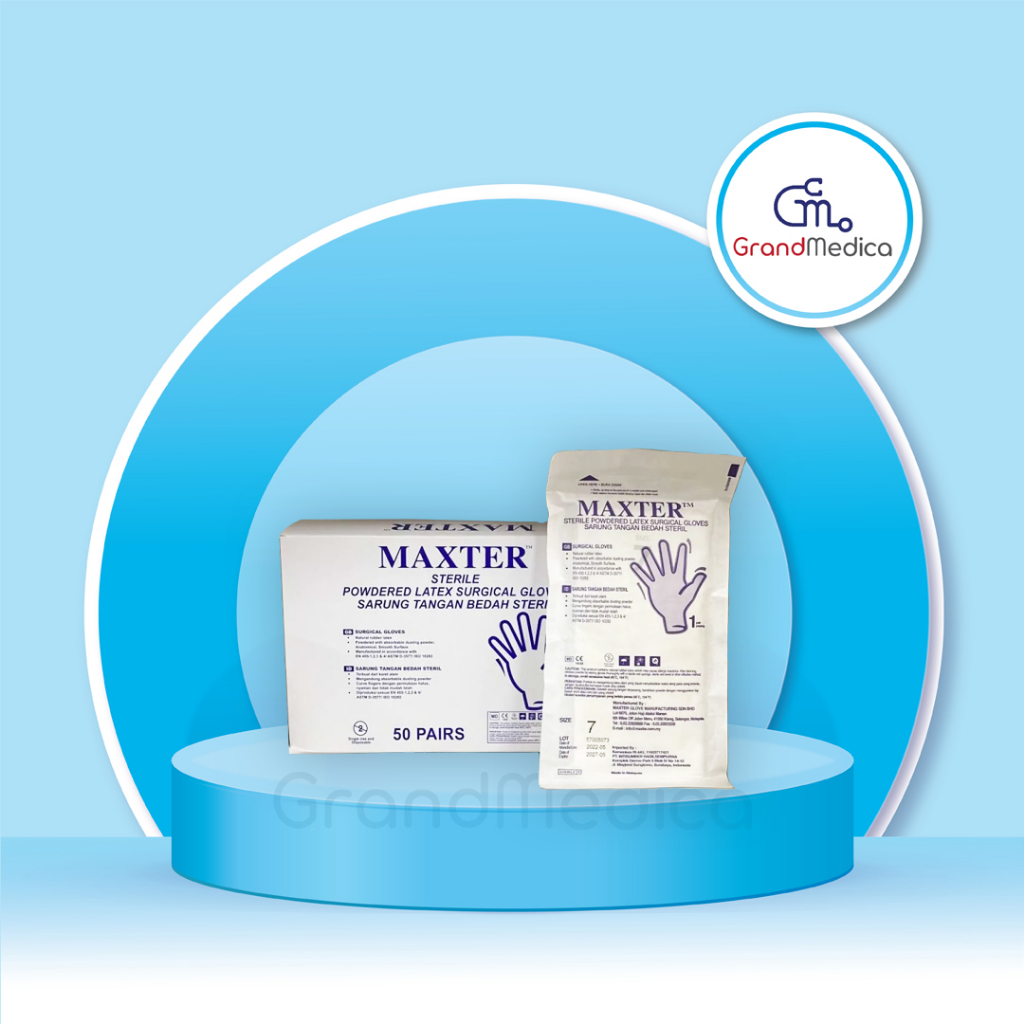 Jual Surgical Gloves Handscoon Steril / Sarung Tangan Maxter Steril ...