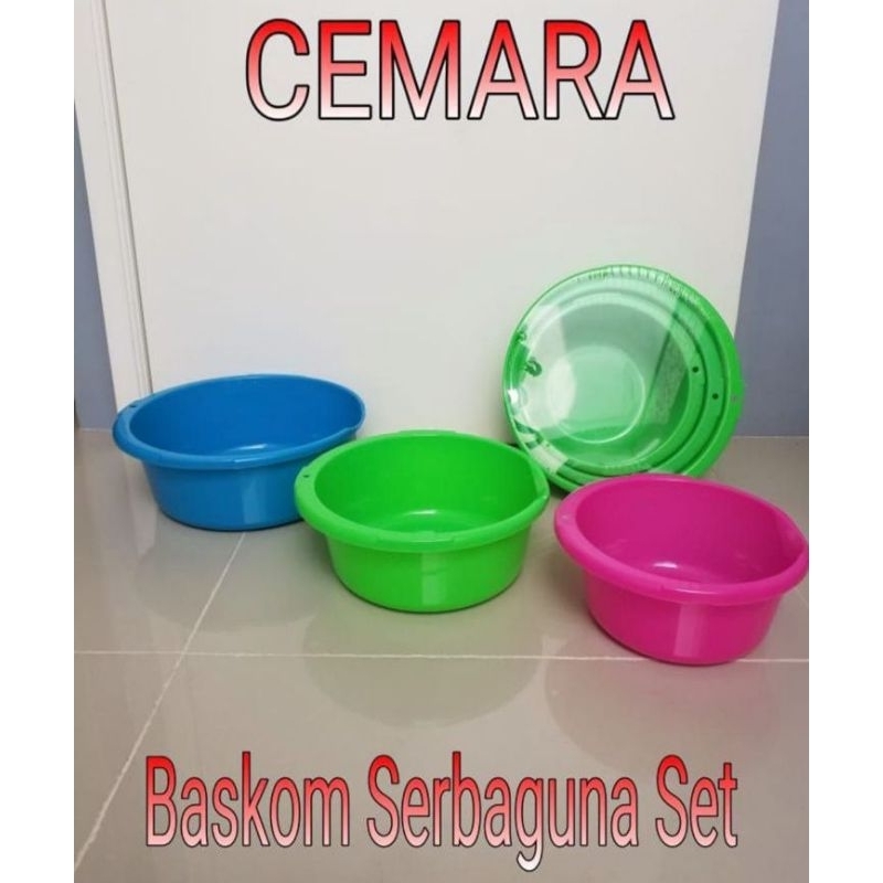 Jual Baskom 3in1 plastik tebal | Shopee Indonesia