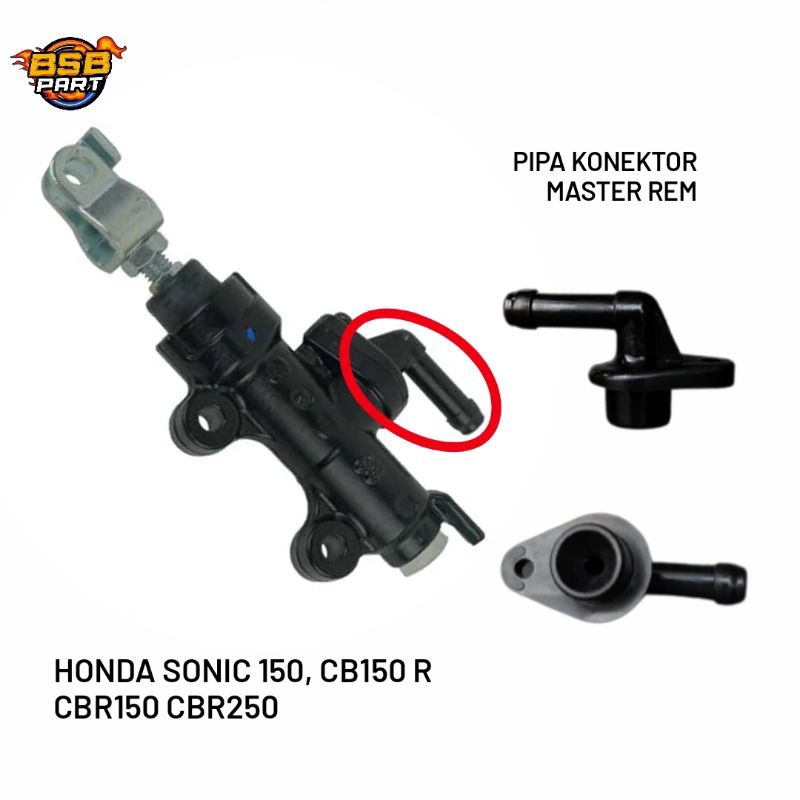Jual Joint Pipa Konektor Master Rem Belakang Honda SONIC 150, CB150R ...