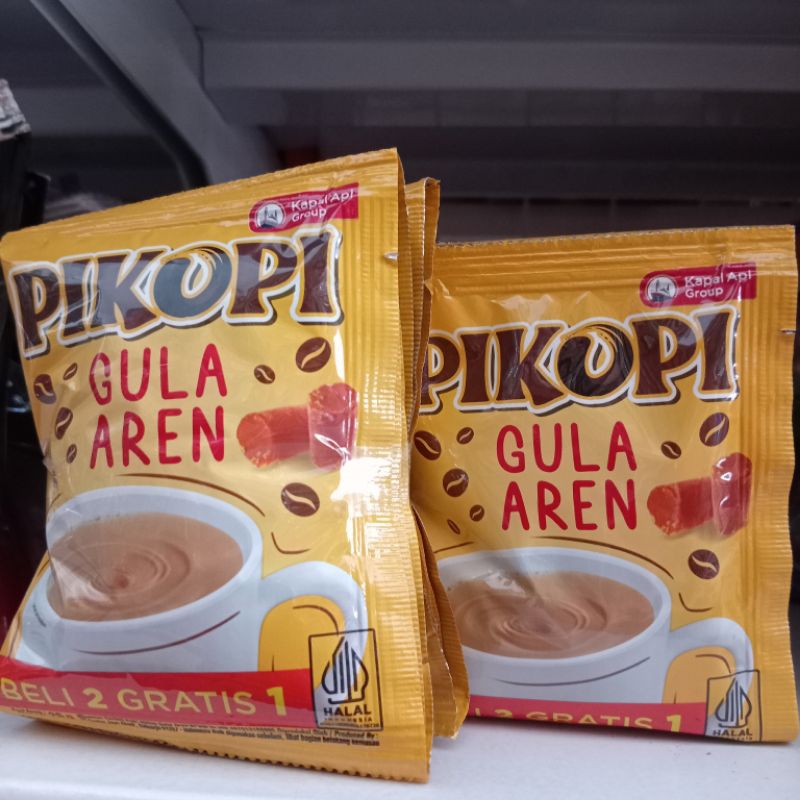 Jual Kapal Api Pikopi Gula Aren sachet isi 6 pcs | Shopee Indonesia